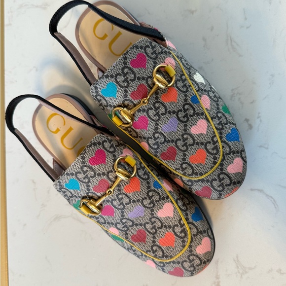 Gucci | Shoes | Gucci Heart Patterned Loafers | Poshmark